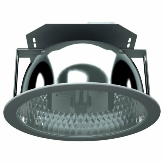 Светильник люминесцентный DLS 2x26 HF встраиваемый down light ЭПРА, Световые Технологии