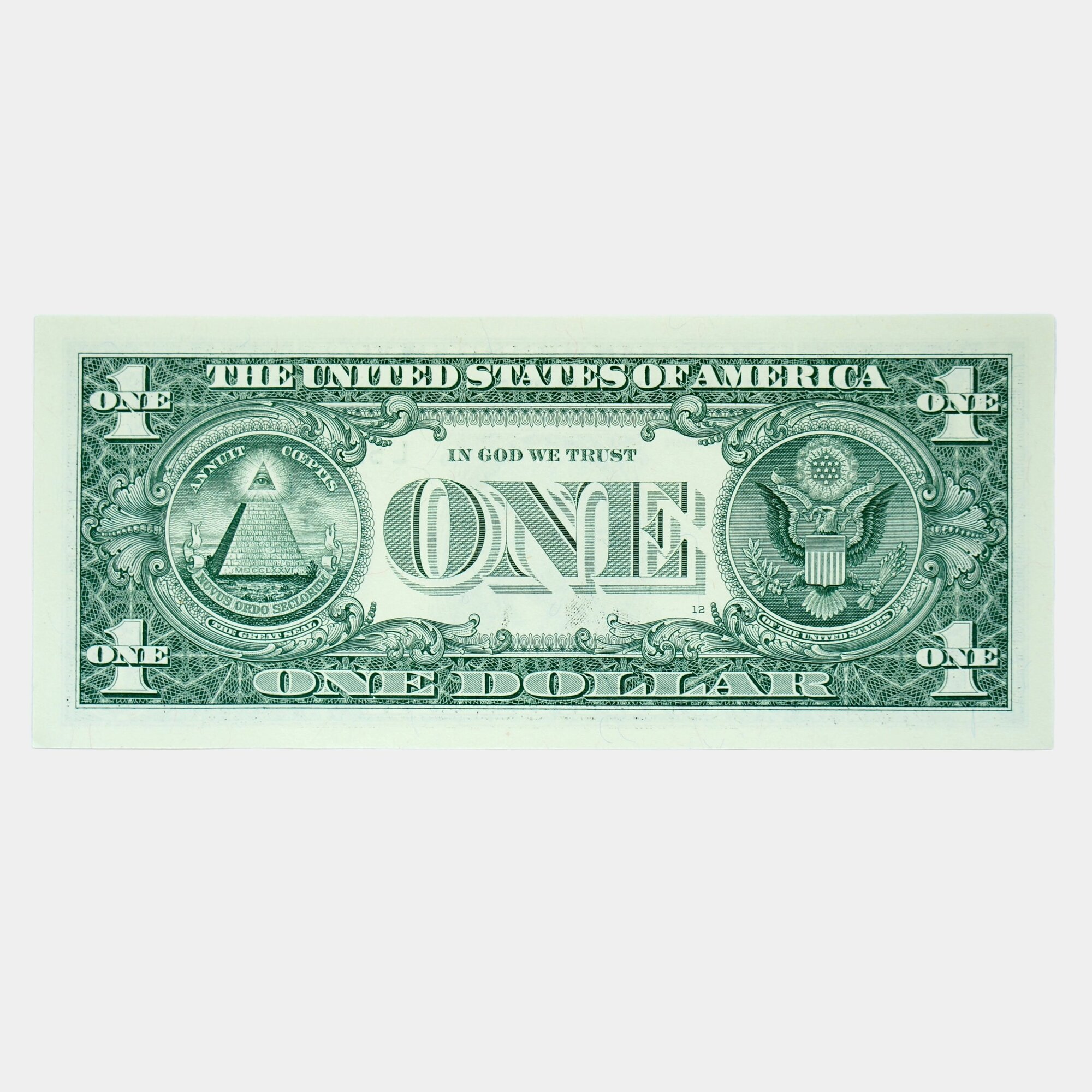 Купюра 1 Доллар США (USD) 2021г. "A" - Boston Bank. Подлинная Банкнота UNC (из банковской пачки)