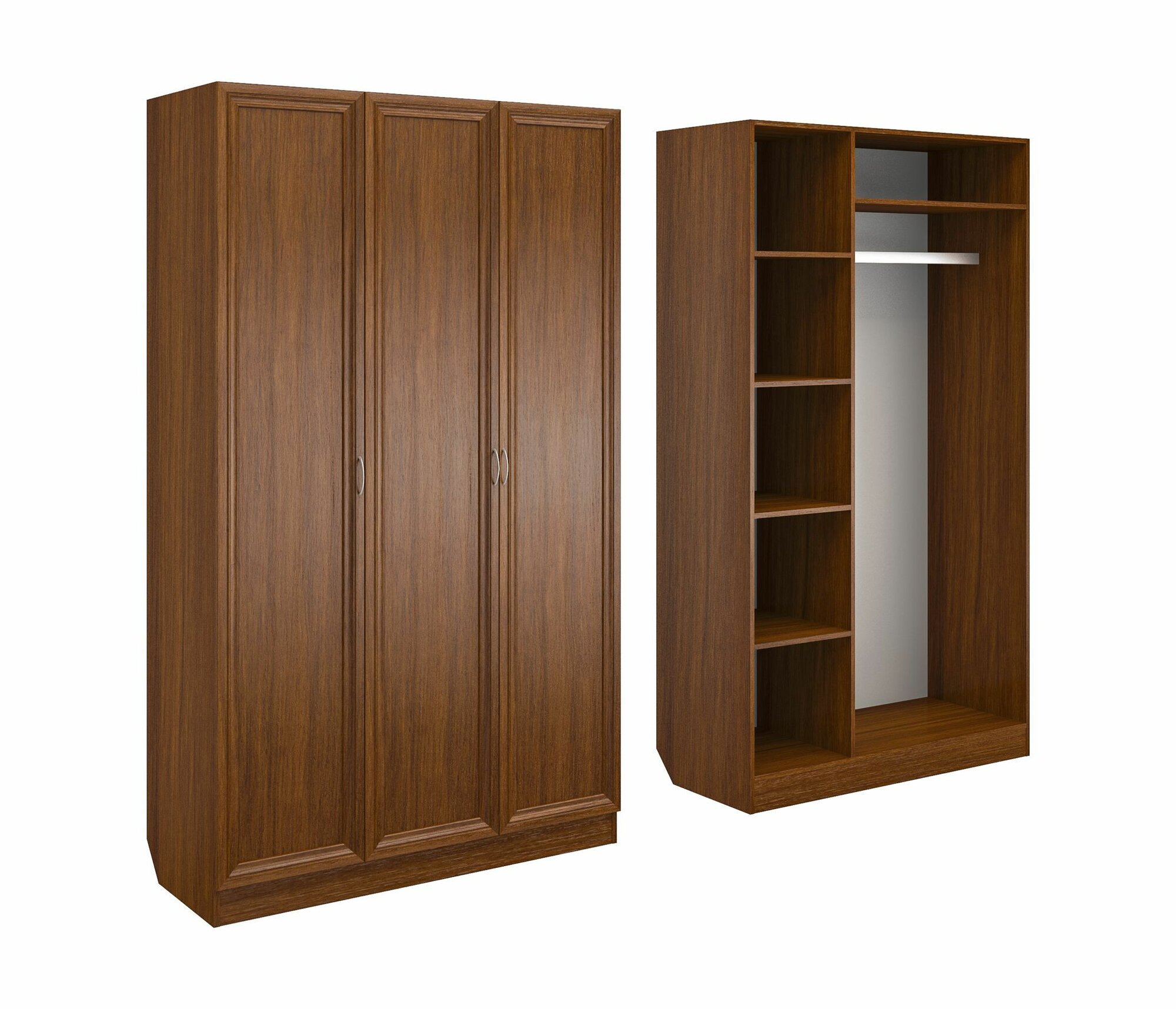 Шкаф распашной ШКК-3 Орех