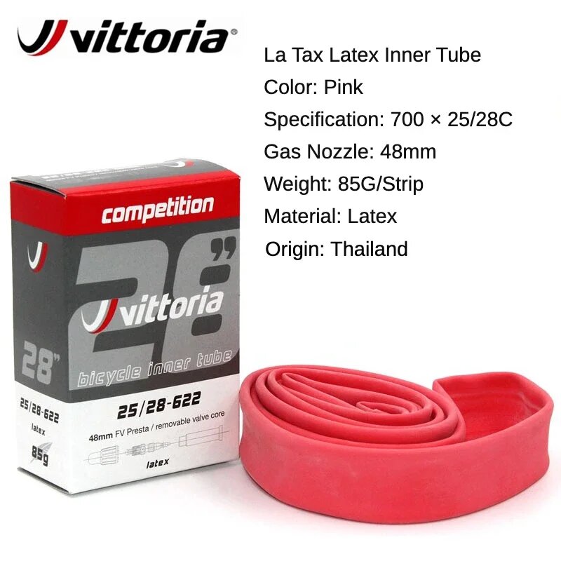 Внутренняя трубка Vittoria La Tax Pink 700x25/28C