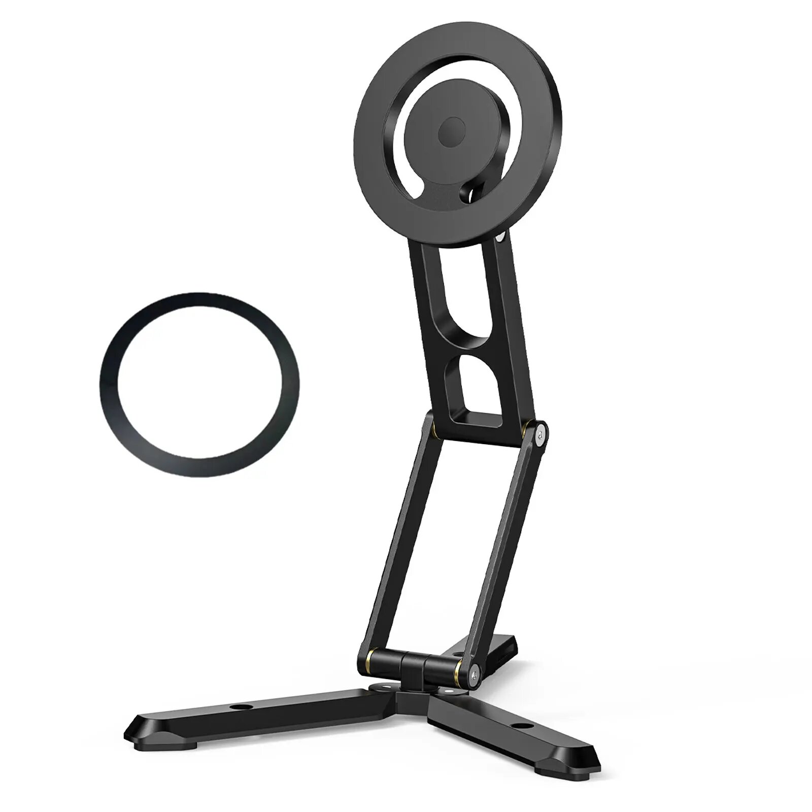 Складная магнитная подставка для телефона-штатива, палка для селфи, настольный держатель для смартфона для Magsafe Iphone 15, 14, 13, 12, магнитная подставка Samsung