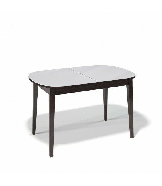 Стол KENNER 1300М венге/стекло белое сатин