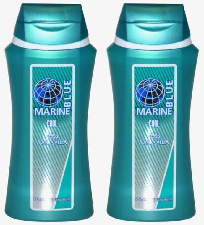 Blue Marine Шампунь для волос Cool, мужской, 250 мл, 2 шт