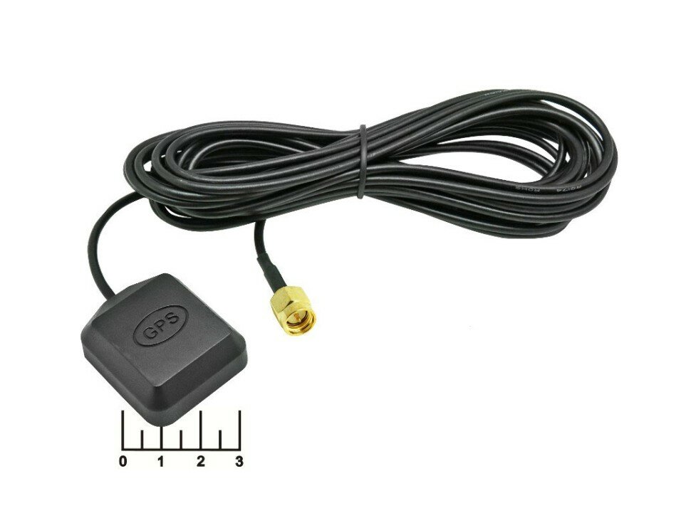 Антенна GPS Glonass-07 SMA-M 5м