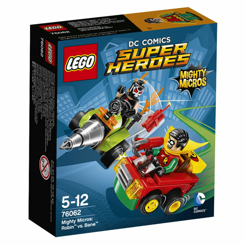 Конструктор LEGO Super Heroes 76062 Робин против Бэйна
