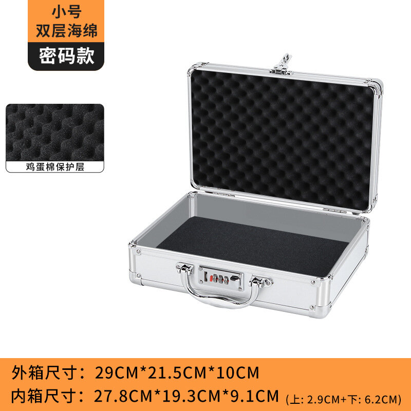 Набор инструментов DIY из алюминиевого сплава, многофункциональный портативный ящик для оборудования, инструментов, страхового хранения, алюминиевый кейс для домашнего использования