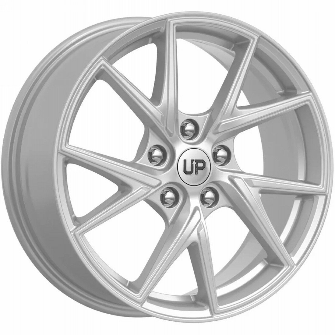Колесный диск Wheels UP Up105 7x17 5x114,3 ET40 66,1 Silver Classic литой для автомобиля