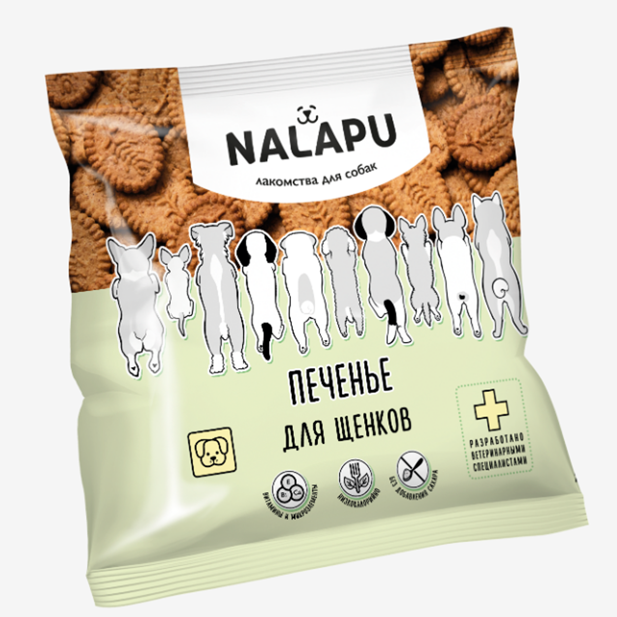 NALAPU печенье для щенков 115г