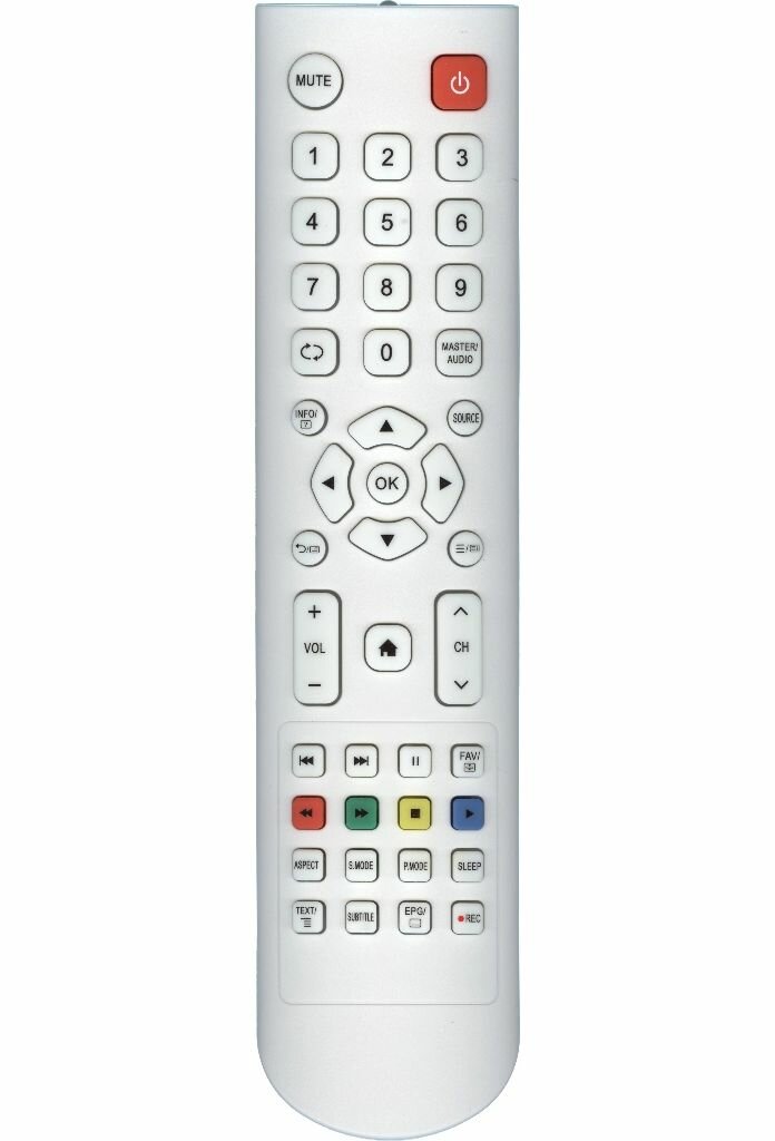 Пульт JKT-106B-2-HOME WHITE для телевизора Telefunken