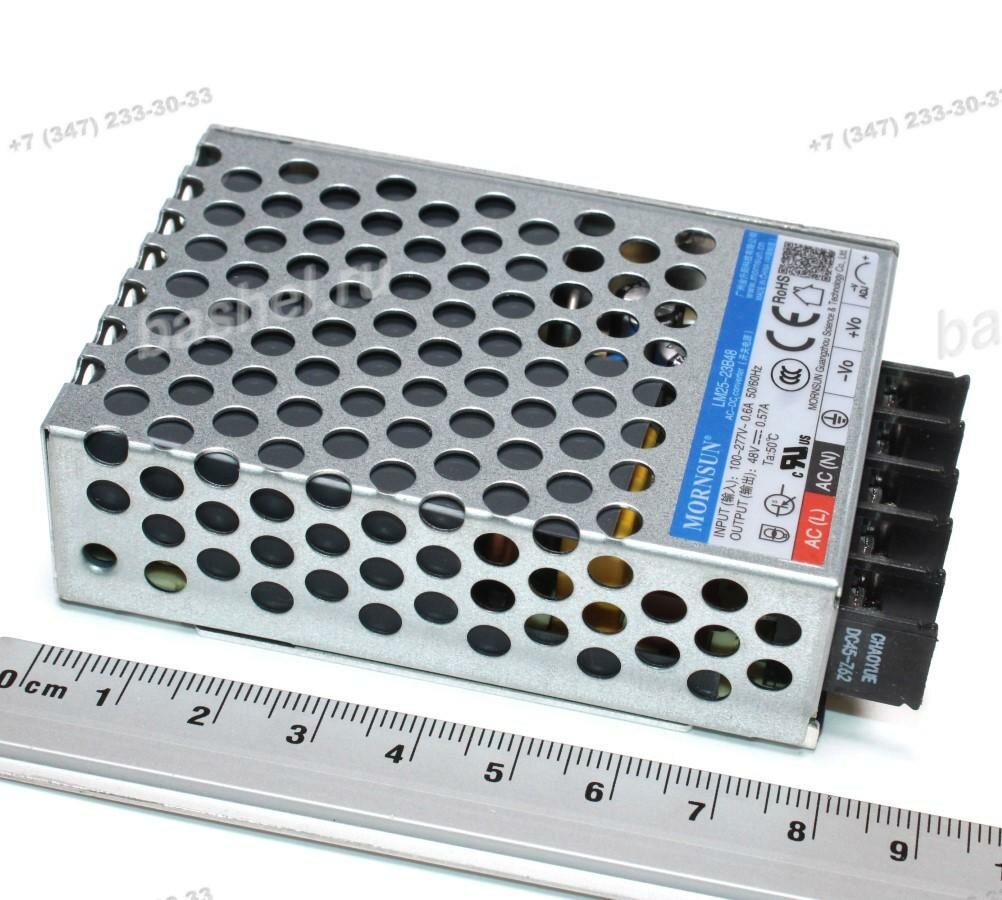 48V, 25W, 0.57A LM25-23B48, Модуль питания сетевой (блок питания с винтами), MORNSUN