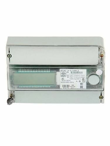 Счетчик агат 3-3.100.2 3ф многотариф. Мзэп ЕКБ4680008523082