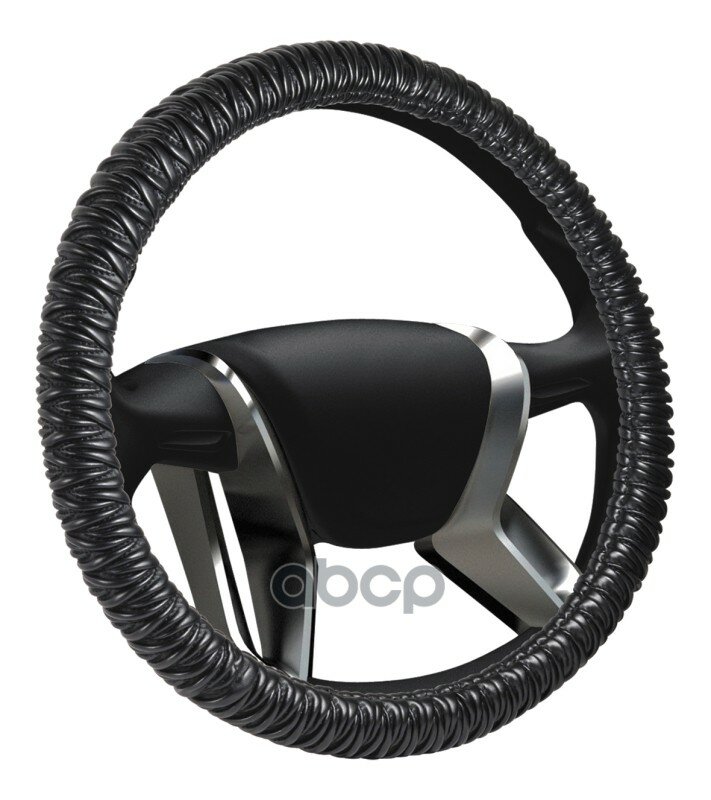 Оплетка руля (M) 37-39см черная кожа Carolina SENATOR SENATOR арт. OPLS0507