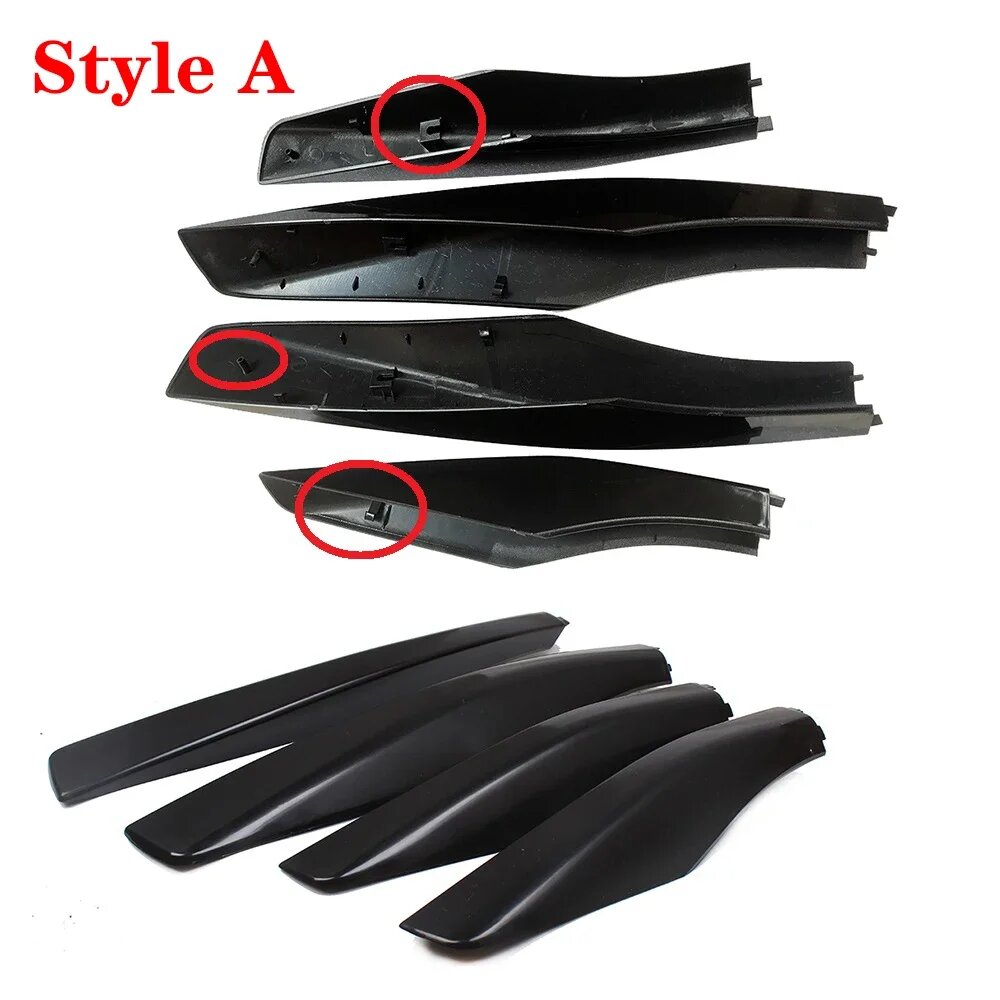 Для Lexus RX350 RX400h RX330 2004 2005 2006 2007 2008 2009 черный ABS багажник на крышу, защитная крышка, замена 4 шт.