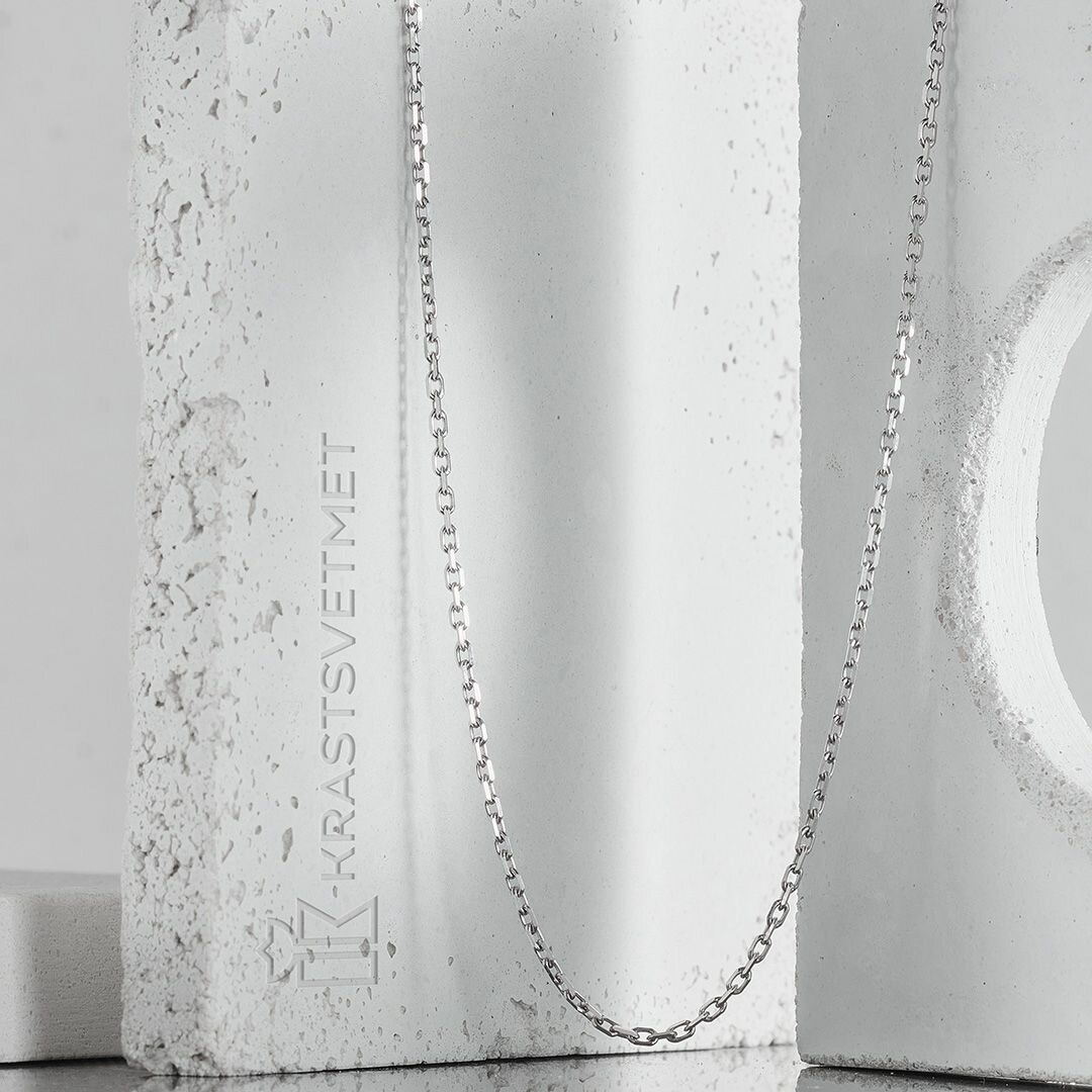 Цепь серебро, 925 проба, родирование