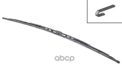 Щетка стеклоочистителя 700mm, крючок 12x4 и 9x4mm Universal Stellox арт. 8700826SX