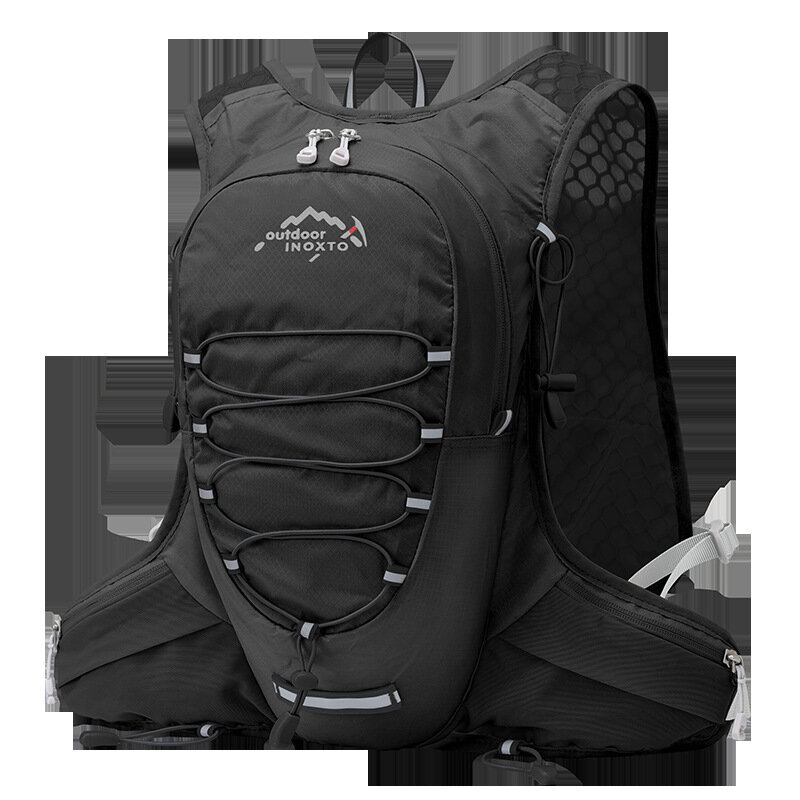 Рюкзак, трансграничный, марафонский, для бега, черный, 12 дюймов