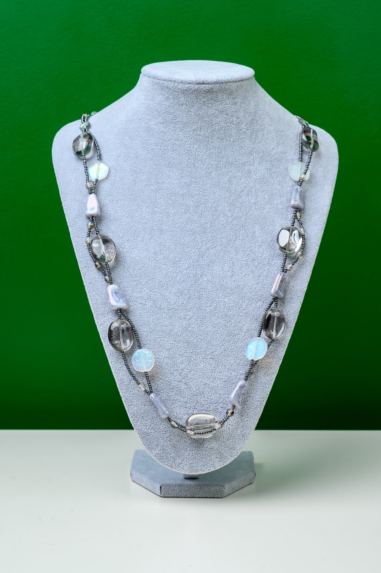 Бусы, хрусталь