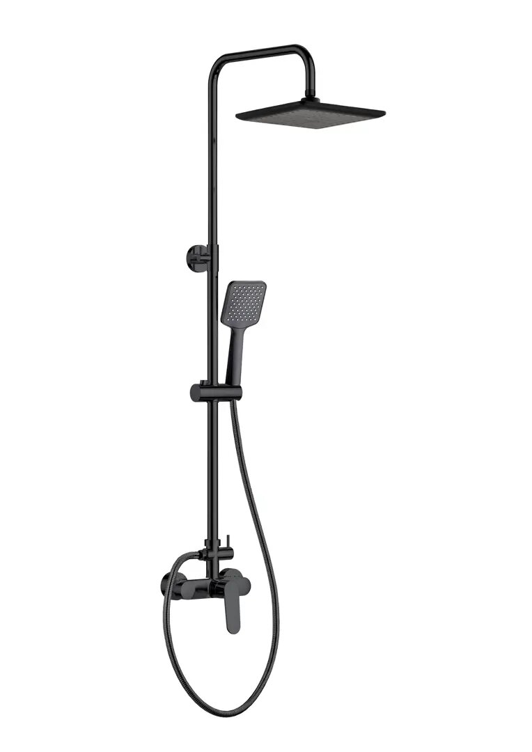 Душевая система Esko Teramo STR12 со смесителем 3 режима цвет черный