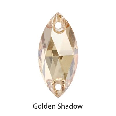 Кристаллы Golden Shadow 6x12mm для вышивания