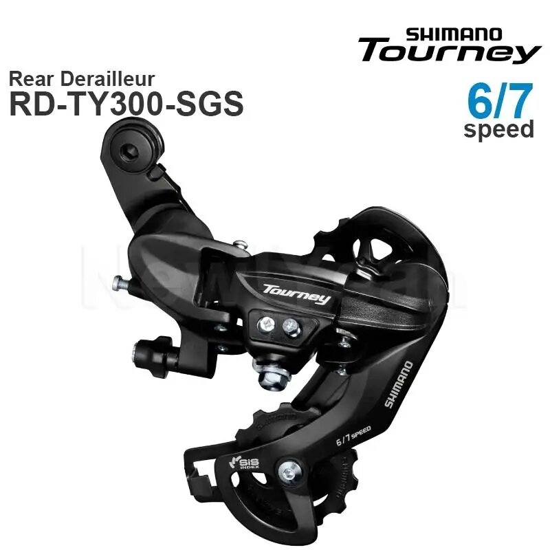 SHIMANO TOURNEY TY300 задний переключатель 6/7 скоростей
