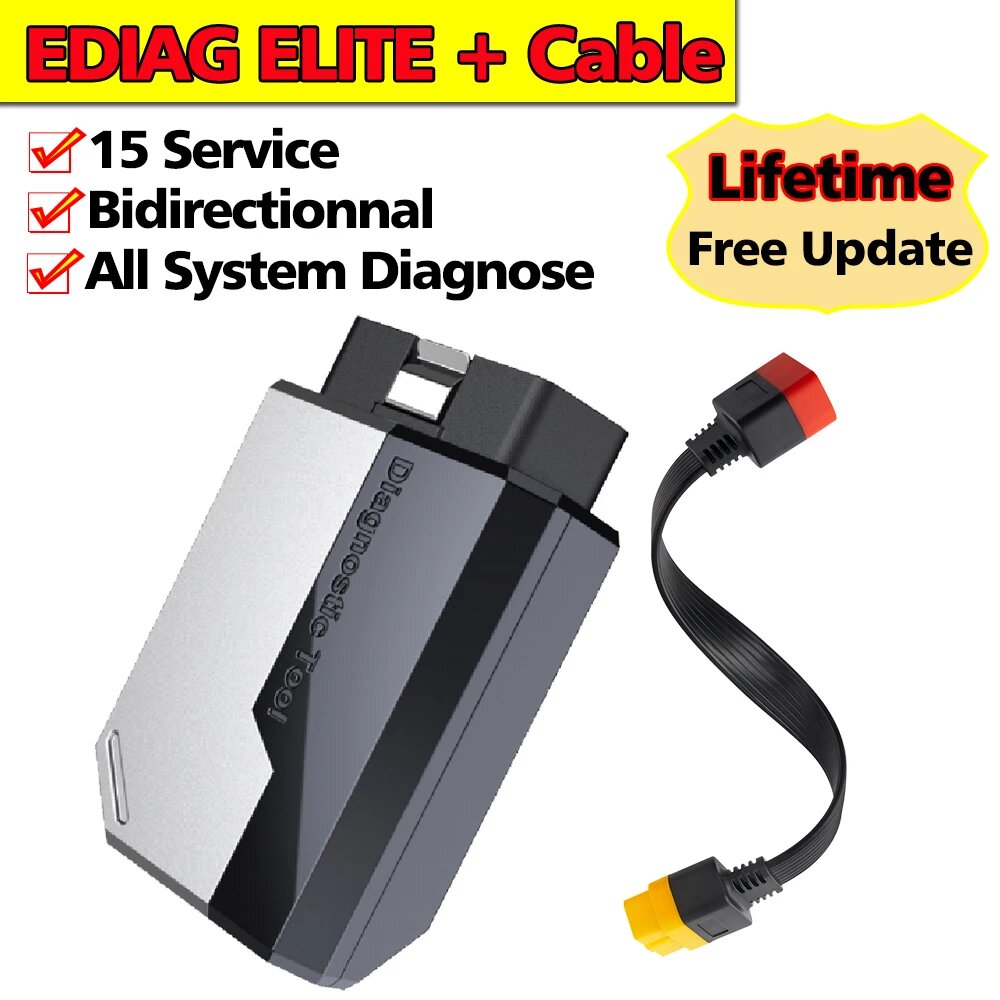 EDIAG ELITE + Cable, Lifetime Free Update, TYPE 2