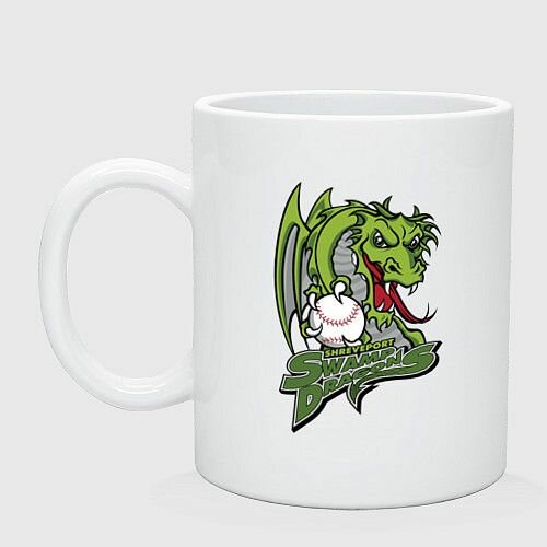 Shreveport swamp dragons - baseball team Керамическая кружка