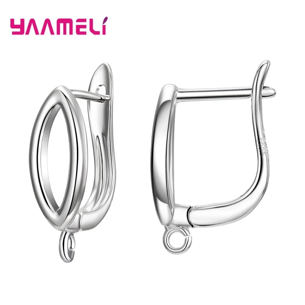 Серебряные серьги-клипсы YAAMELI, Design 12
