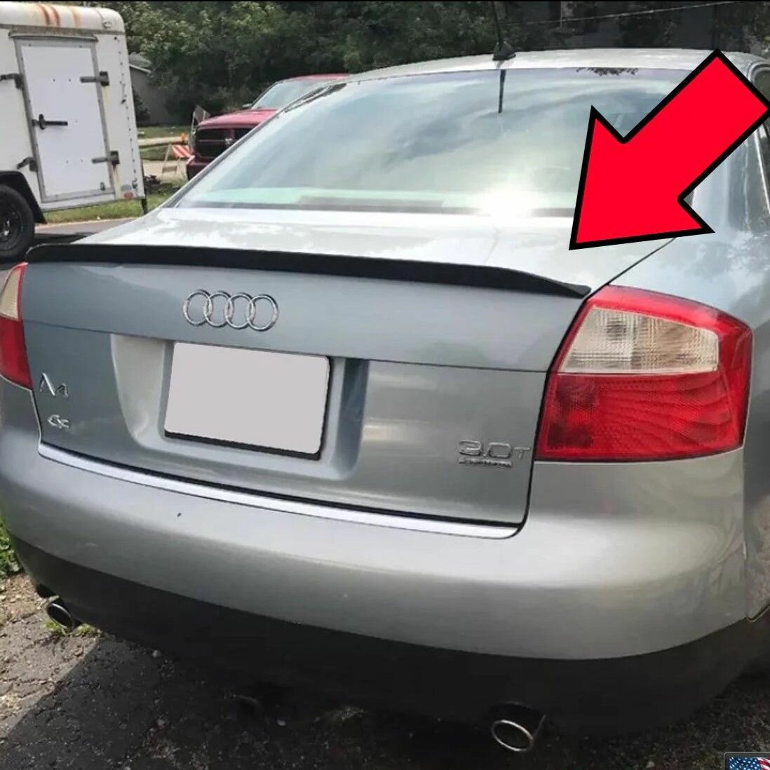 Спойлер дактейл для Audi A4 B6