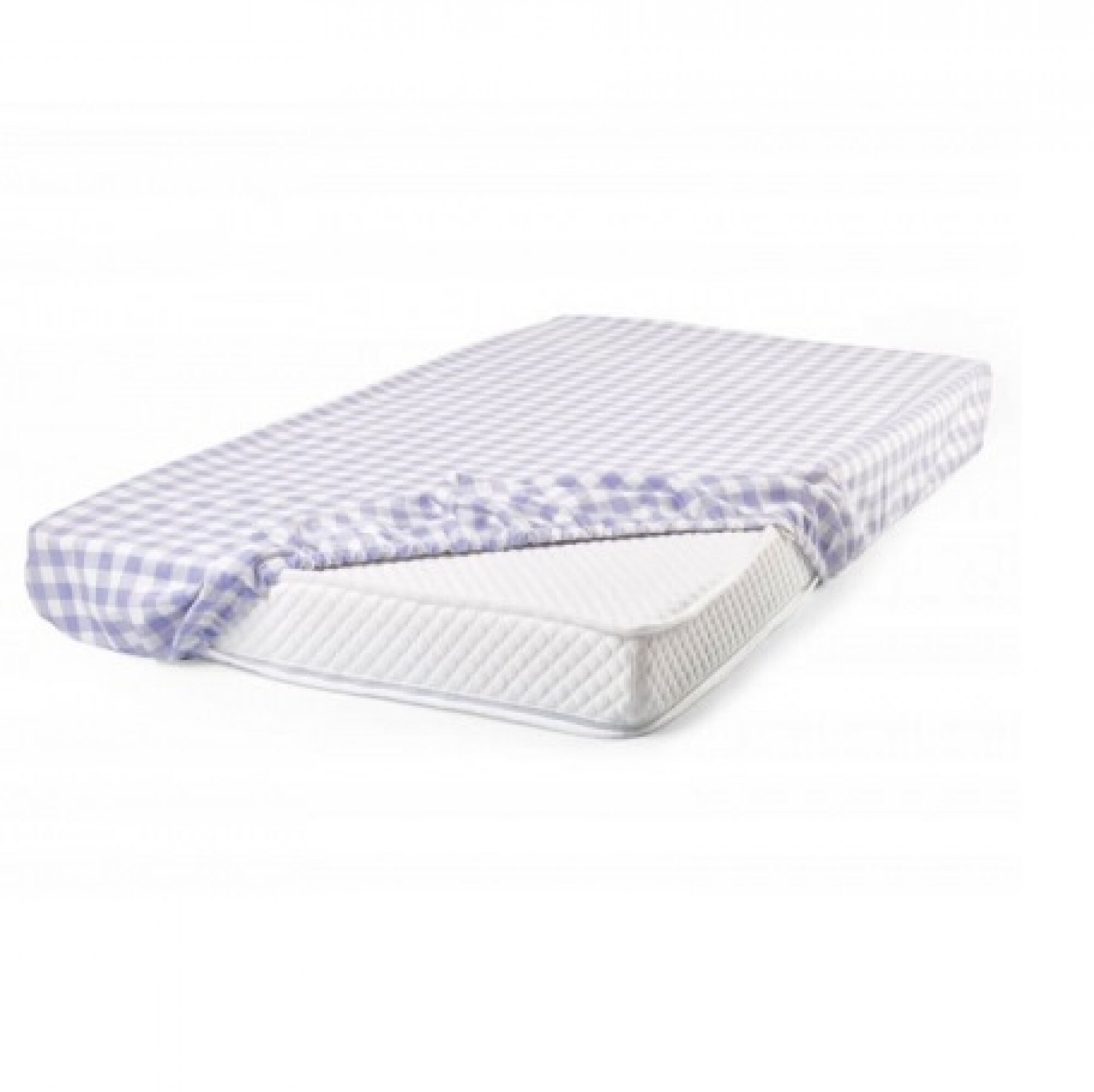 Futuka kids чехол на матрас MIA (клетка сирень), размер 80х160см.