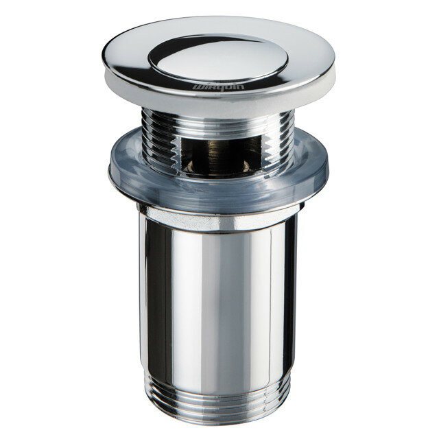 WIRQUIN Выпуск для раковины Интерьер Клик Клак удлинённый с переливом - стильный элемент