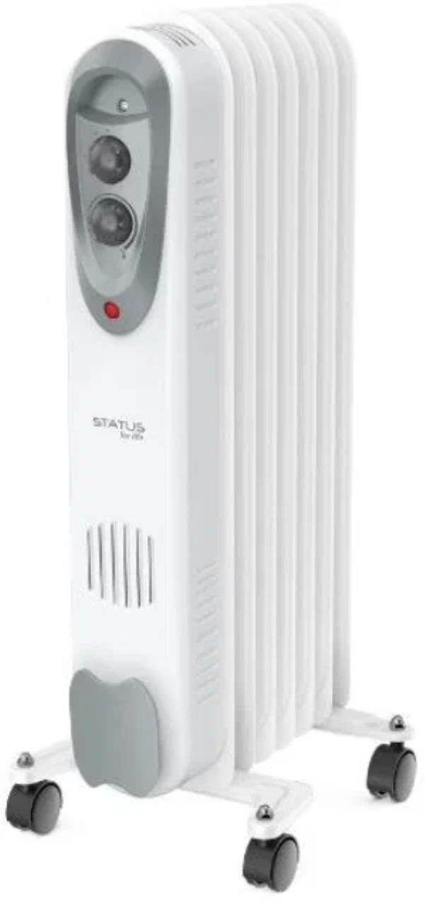 Радиатор STATUS for life ST-OR-B-1500, 1.5кВт, 7 секций, напольный, защита от перегрева