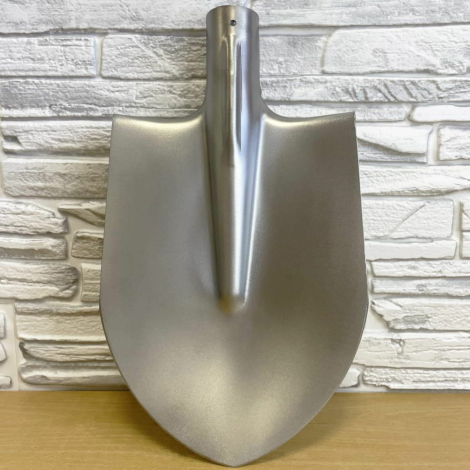 Титановая штыковая лопата Большая штампованная без черенка (толщина титана 2 мм, размер 20x27 см, вес 500 гр)=v=