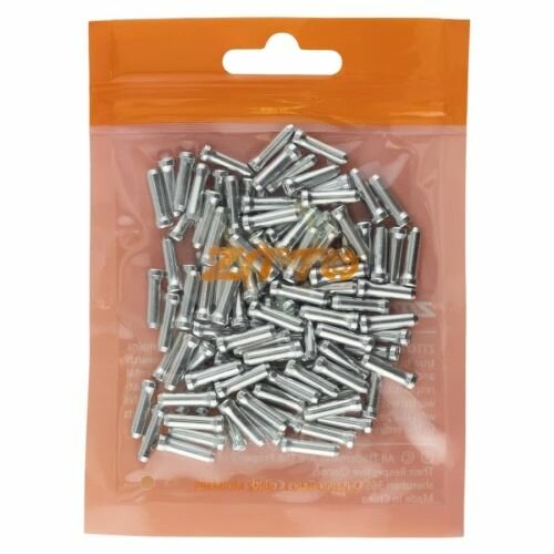 Наконечник троса ZTTO серебряный 100 штук