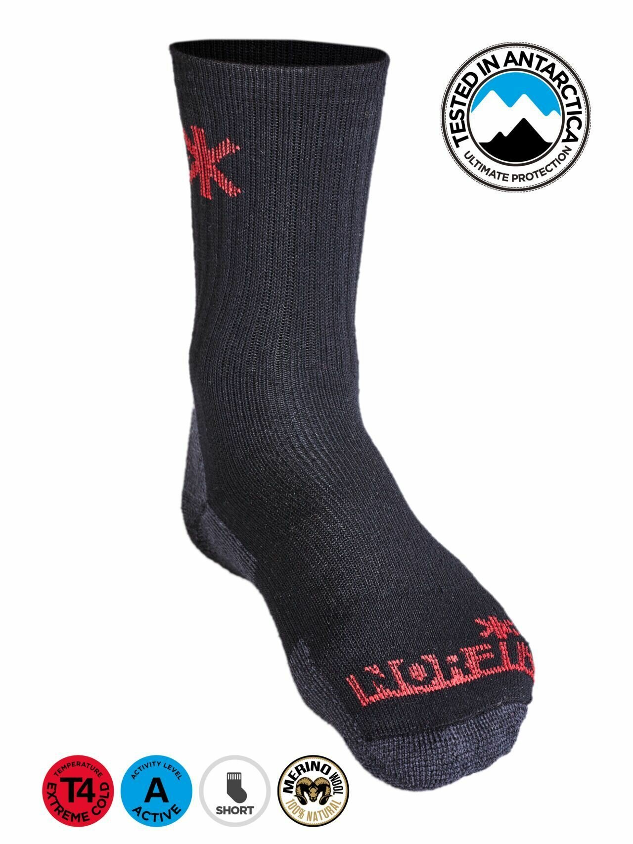 Носки Norfin T4A ARCTIC MERINO MIDWEIGHT р. XL (45-47) (303804-04XL)