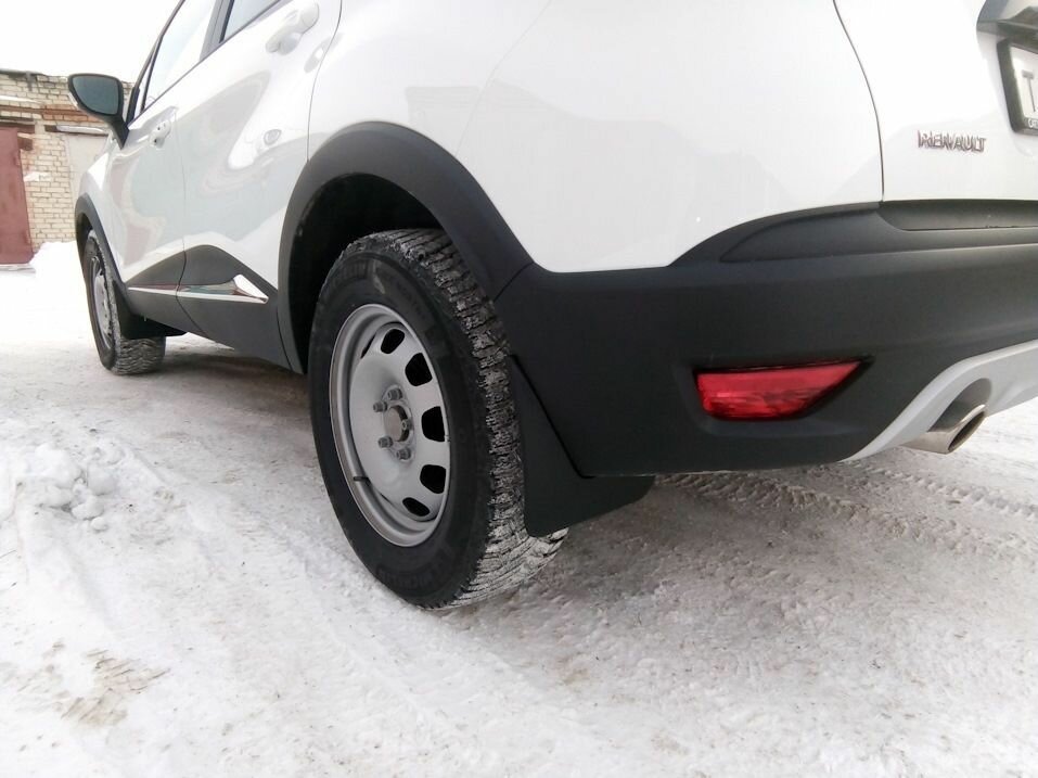 Брызговики задние увеличенные гард для Рено Каптюр / Renault Kaptur