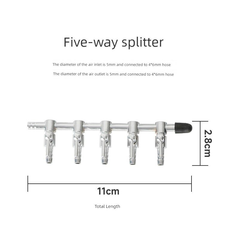 Аквариум, пруд, регулировка объема воздуха, переключатель из нержавеющей стали, кислородный клапан, аквариумный