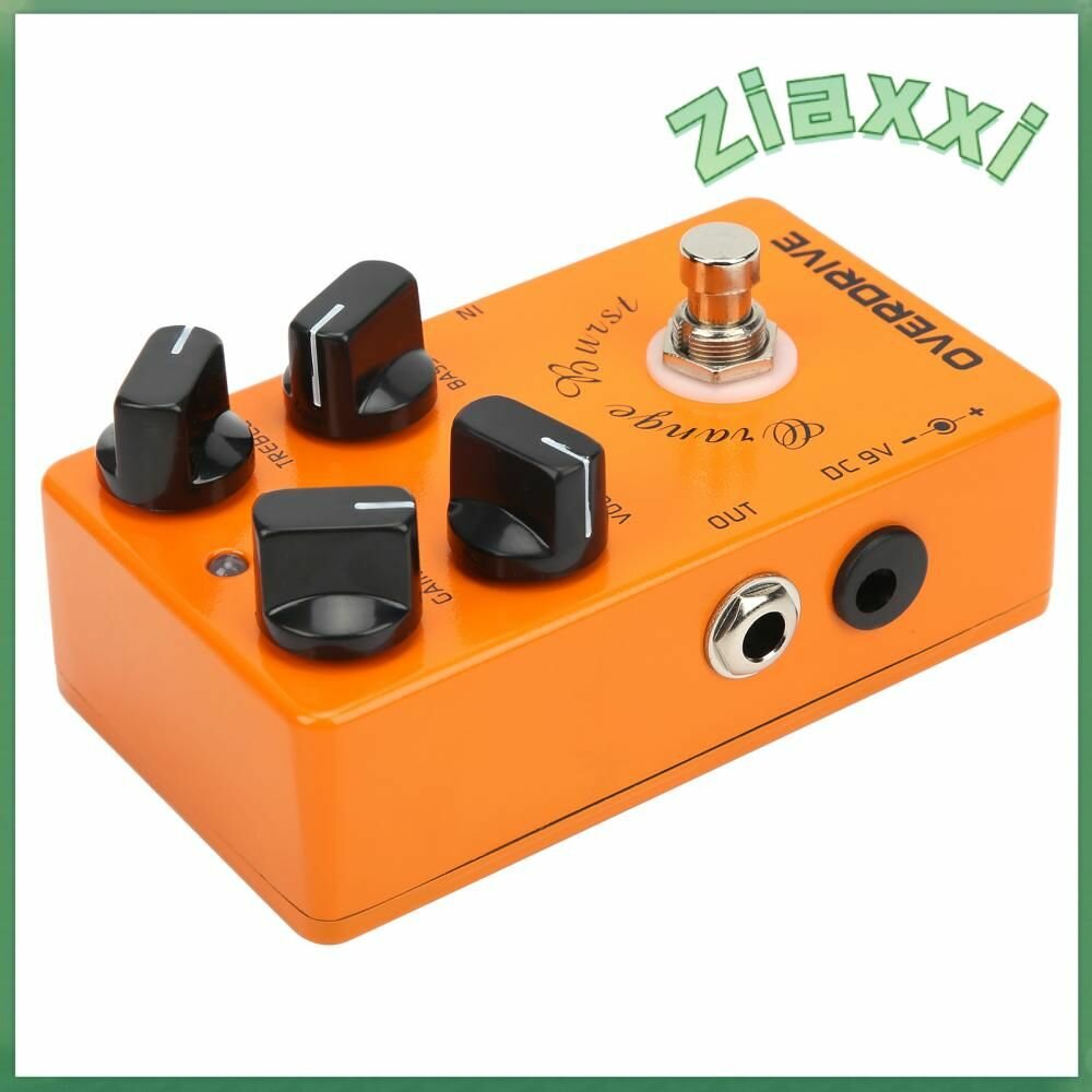 Педаль перегруза для электрогитары, прочный алюминиевый корпус, для сценического использования