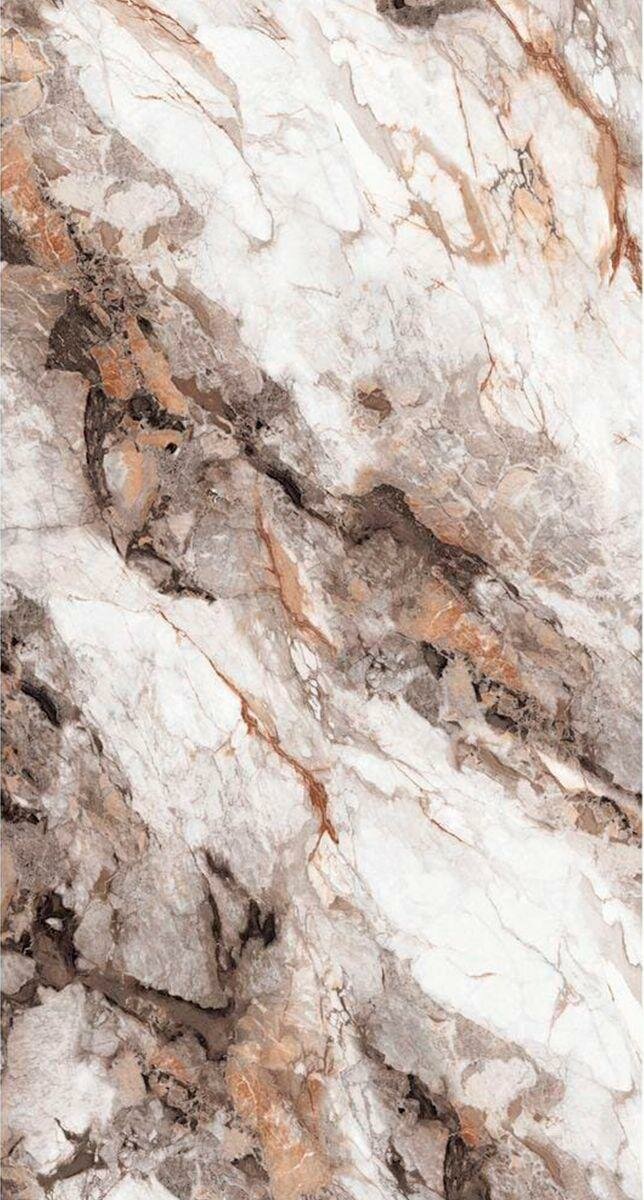 Керамогранит Planet Ceramics 60х120 UKYF 6201 60х120 Глянцевая Белый, Коричневый