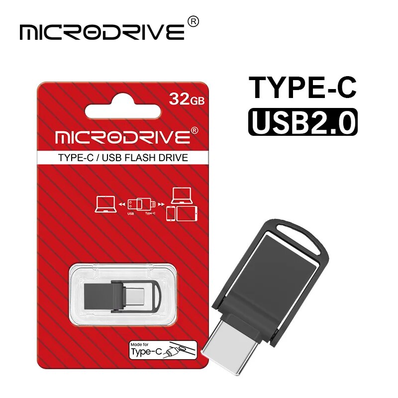MicroDrive DY032G1025 USB-флешка 64 ГБ серебристая Type-C