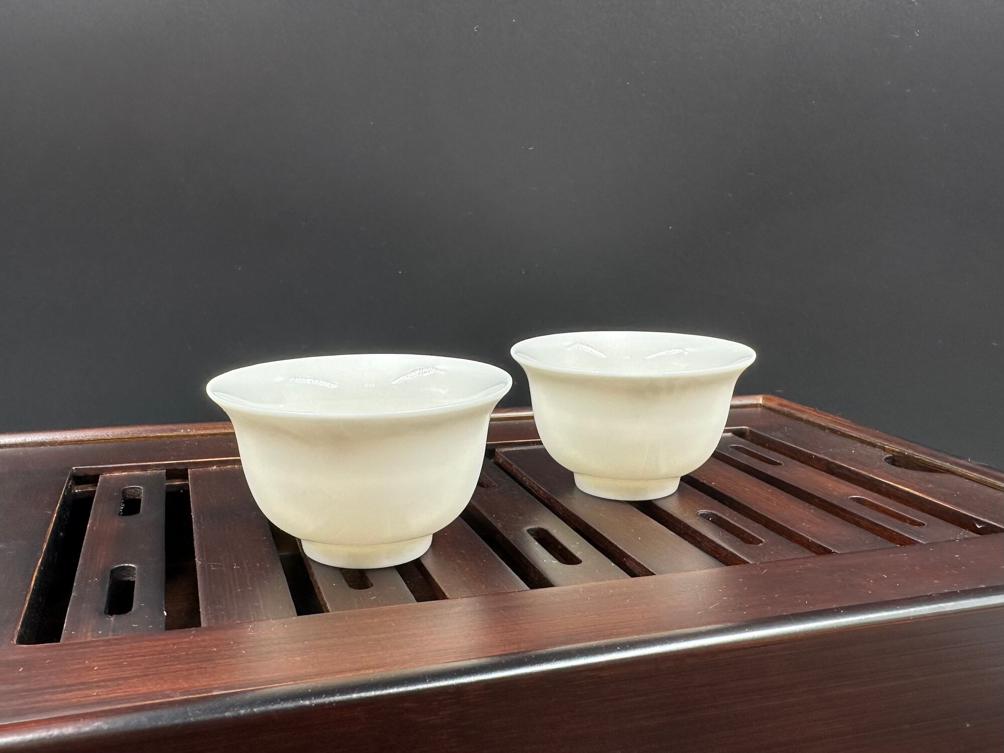 Набор из двух пиал для чая "Пиала фарфоровая, белая", 50 мл.