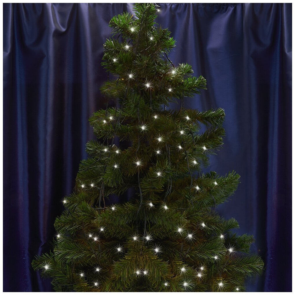 Гирлянда на елку FERON 230V 750 LED 15*5м, 5000К, IP44, шнур 6м , CL93