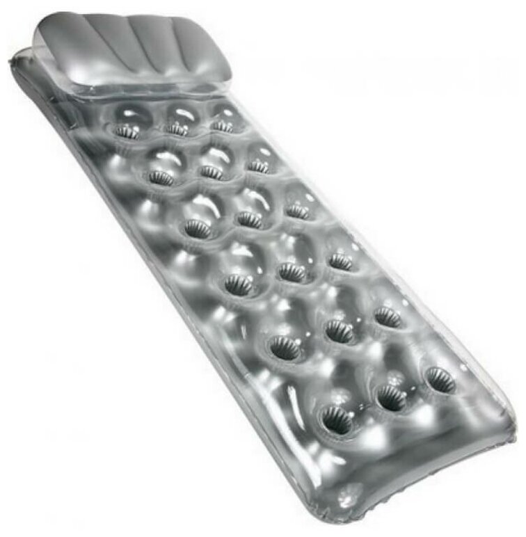 Пляжный надувной матрас Intex 58894 "Солнечный Загар" 188х71 см с подголовником