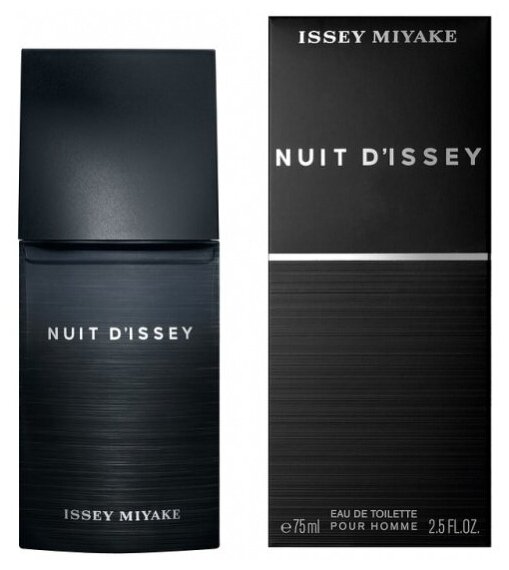 Мужская туалетная вода Issey Miyake Nuit D`issey, 75 мл