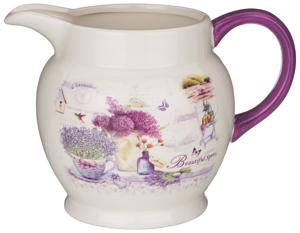 Кувшин 358-1710 "лавандовая весна" 1 л