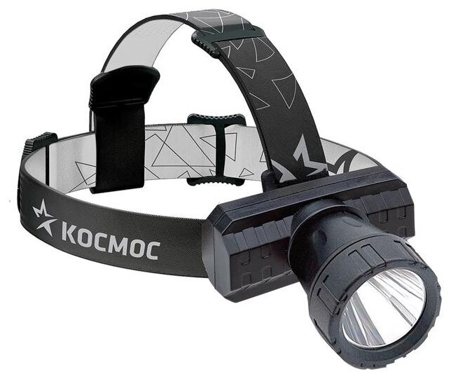 Фонарь налобный 3Вт ХРЕ литий 800mAh зарядка от micro USB шнур в компл. KocAcHead3W космос KOCACHEAD3W (1 шт.)