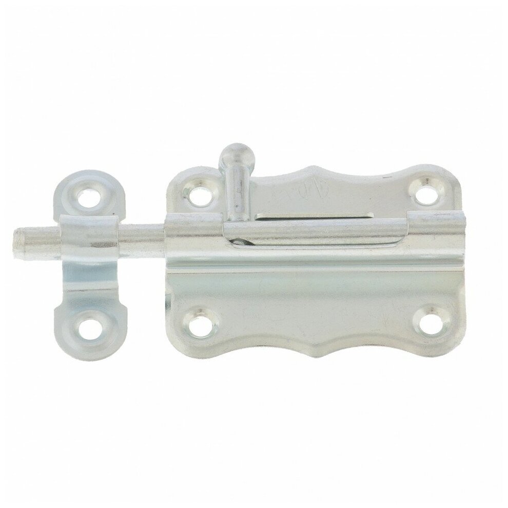 Задвижка накладная ЗТ-2-60, цинк, 5 шт, (Металлист) 91515