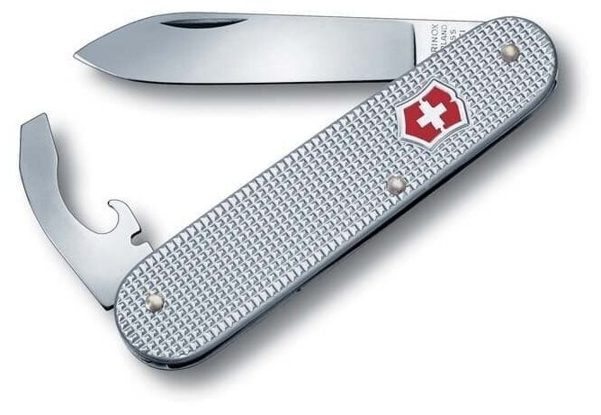 Нож перочинный Victorinox Alox Bantam (0.2300.26) 84мм 5функц. серебристый карт. коробка