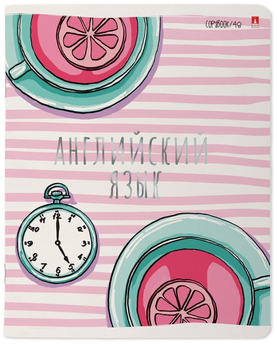 Тетрадь тематическая Альт, А5 (165 х 203 мм), "GIRLS ONLY", английский язык, 48 л. клетка, Арт. 7-48-1102/08