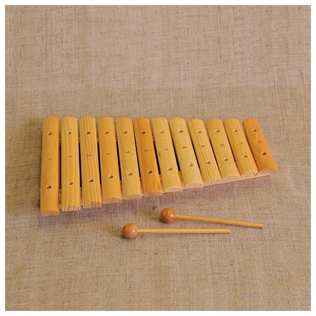 MS-K1-KS-03 Ксилофон диатонический (12 пластин), Мастерская Сереброва