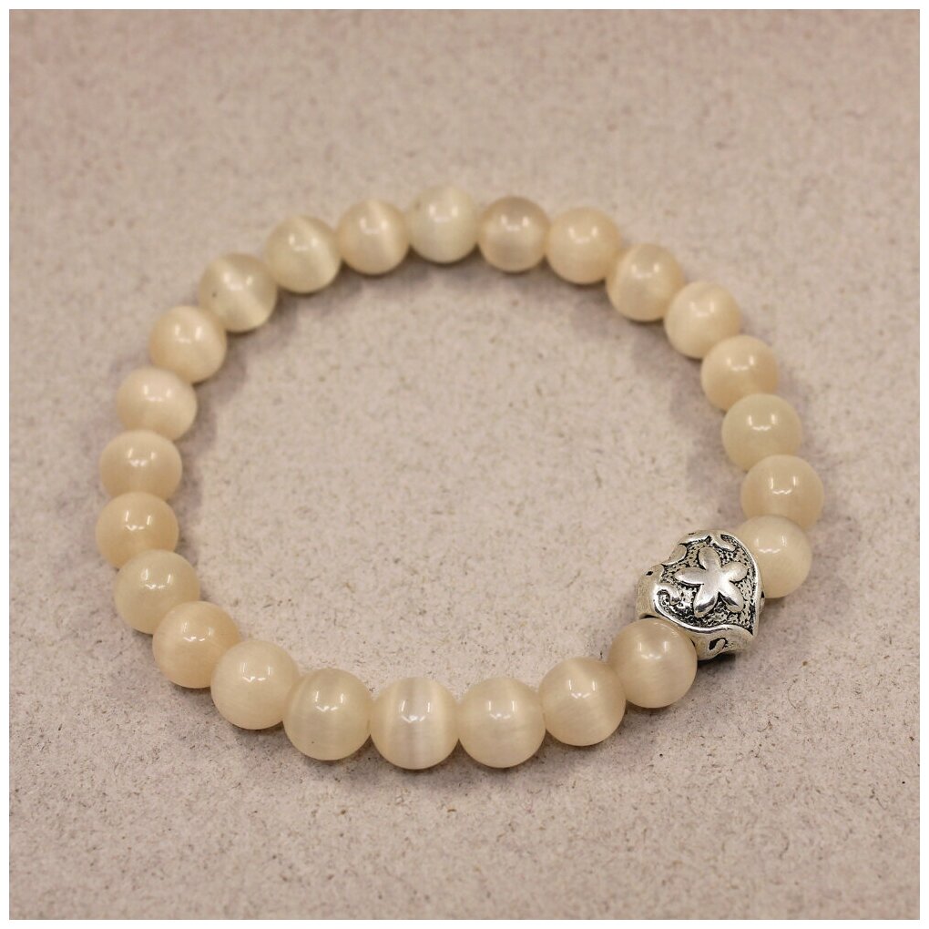 Браслет-нить, кошачий глаз